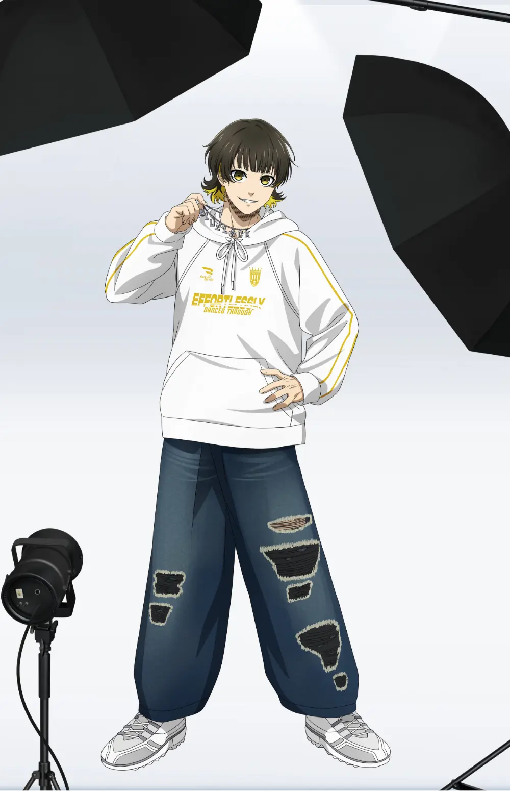 New BLUE LOCK fashion collab imagines players off-field outfits