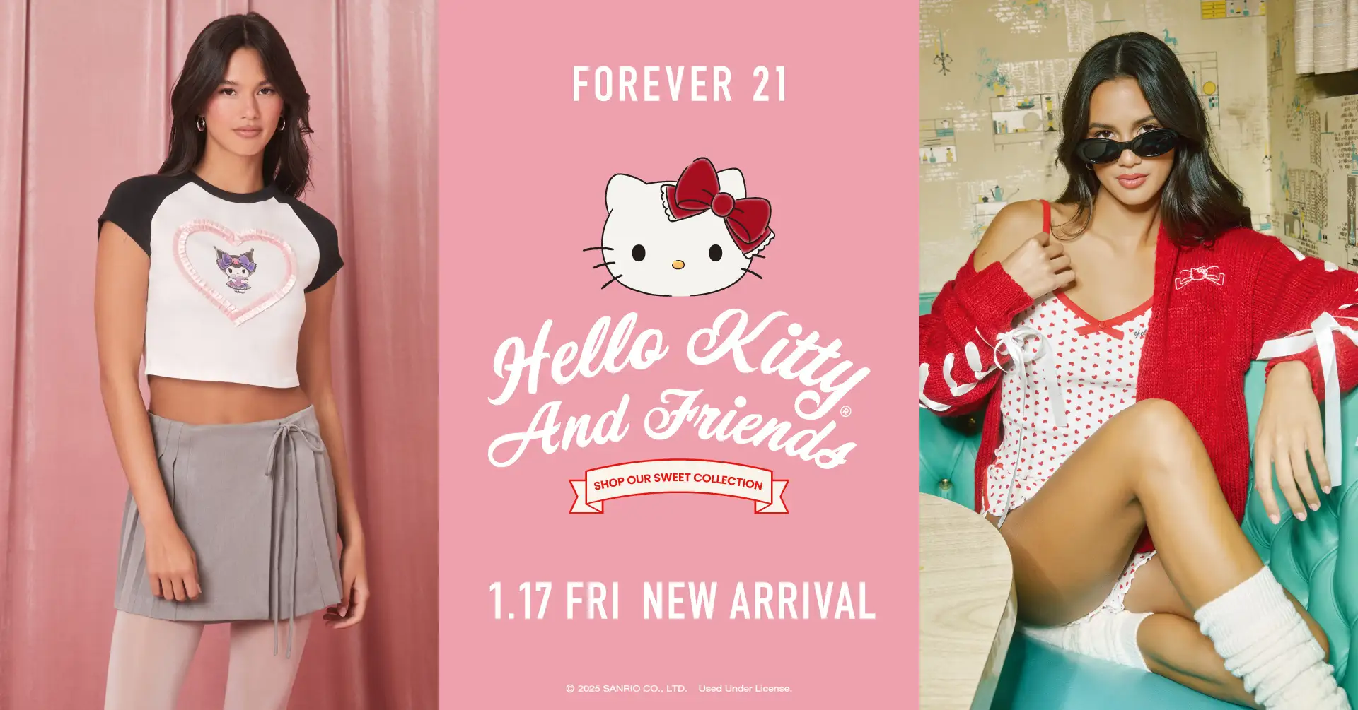 FOREVER 21 to launch Sanrio spring collection