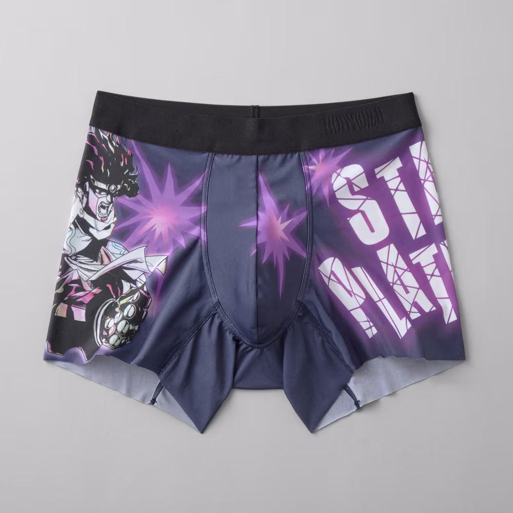 JoJo's Bizarre Undergarments - Stardust Crusaders themed boxers now on sale
