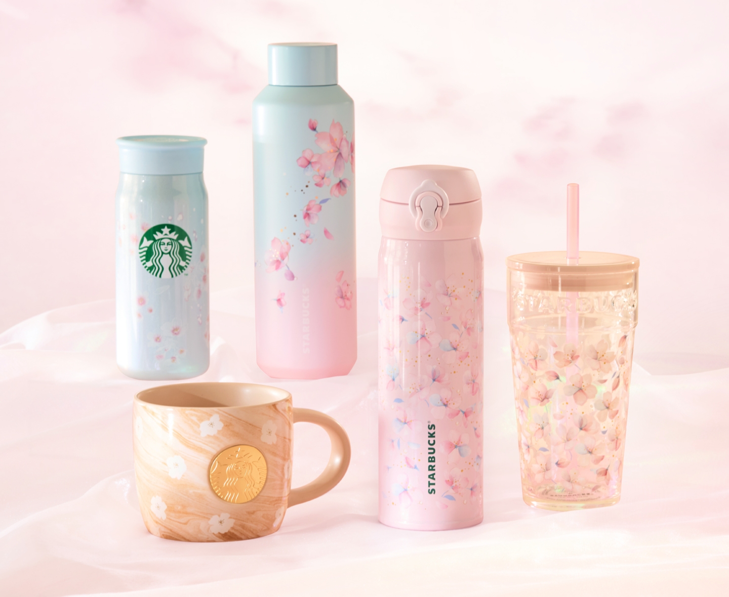 Starbucks Japan unveils new 2025 cherry blossom drinkware collection