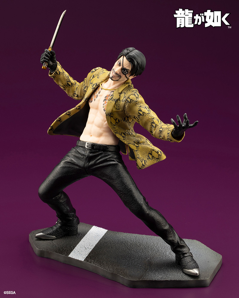 Kotobukiya unveils fully painted figure of Like a Dragon's Goro Majima