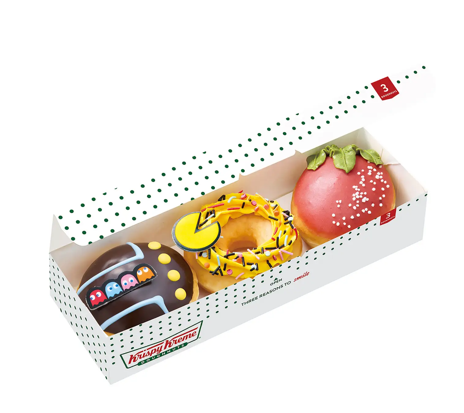 Krispy Kreme Japan releases new Pac-Man themed doughnuts