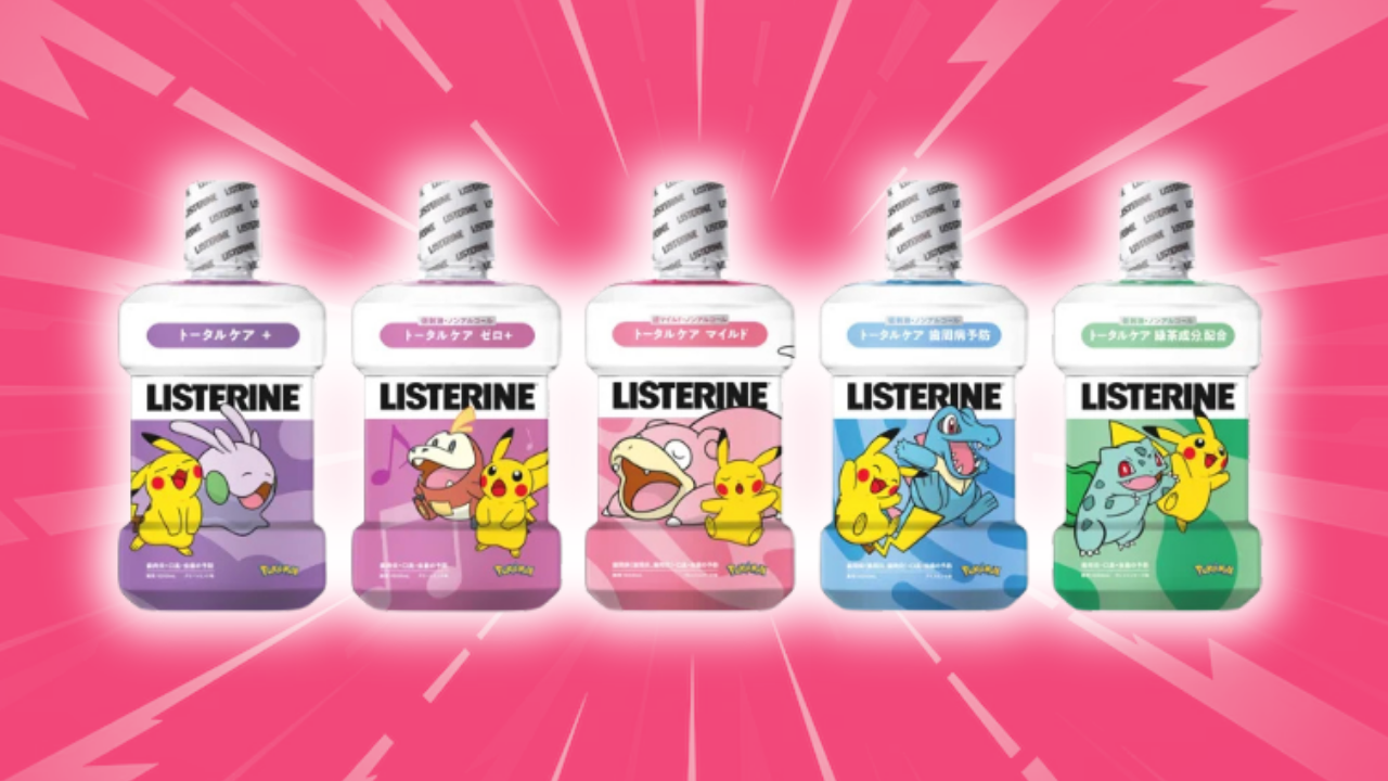 Pokémon launches fresh new collab with mouthwash brand Listerine