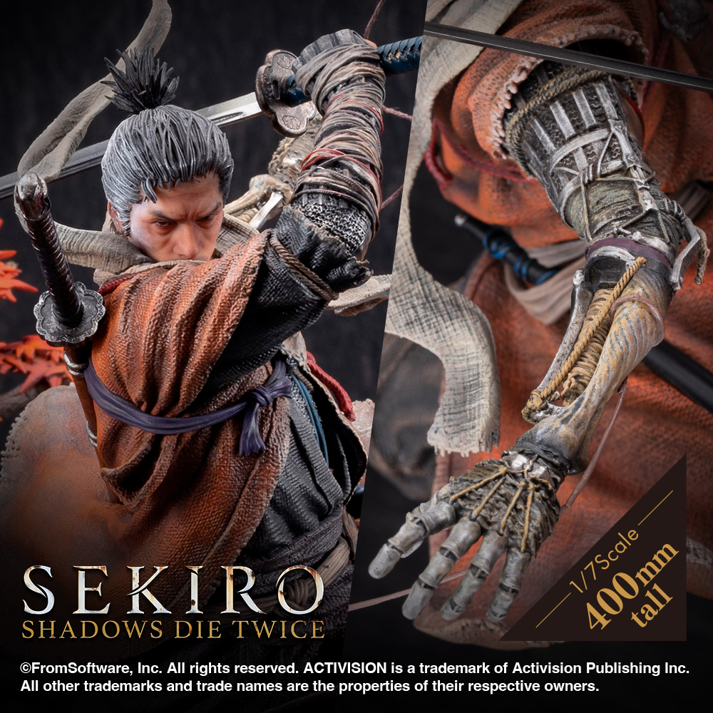 Huge new figure of Sekiro’s Wolf coming from Kotobukiya