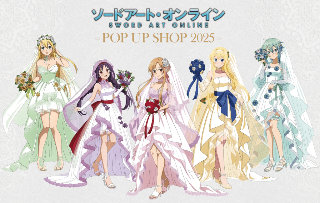 'Wedding dress' themed Sword Art Online pop up shop to open in G-Stores ...