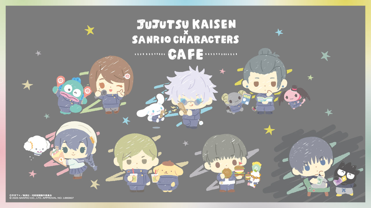 Jujutsu Kaisen and Sanrio team up for the cutest collab cafe this June