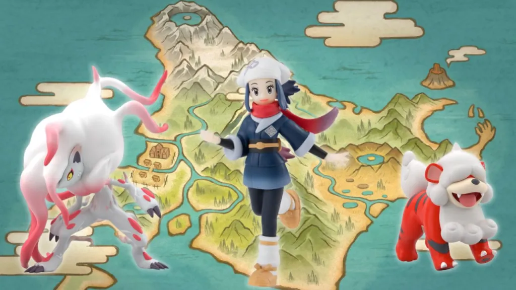Bandai unveils the first "Pokémon Scale World" figures based on the Hisui region