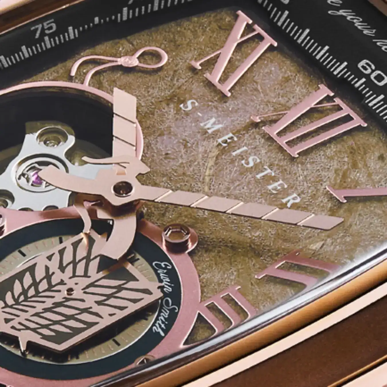 New handcrafted Attack on Titan watches are limited to just 100 pieces each