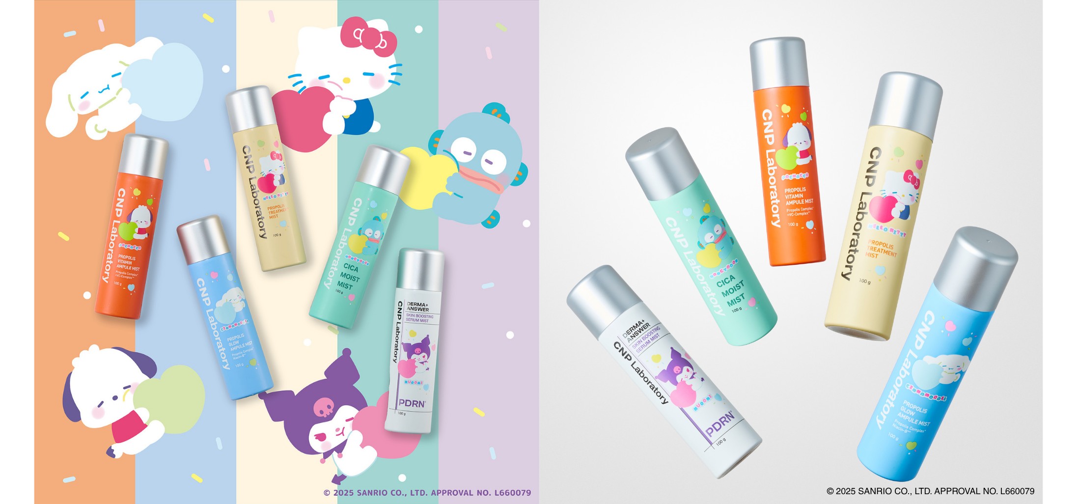 Sanrio teams up with top Korean cosmetics brand for new skincare range