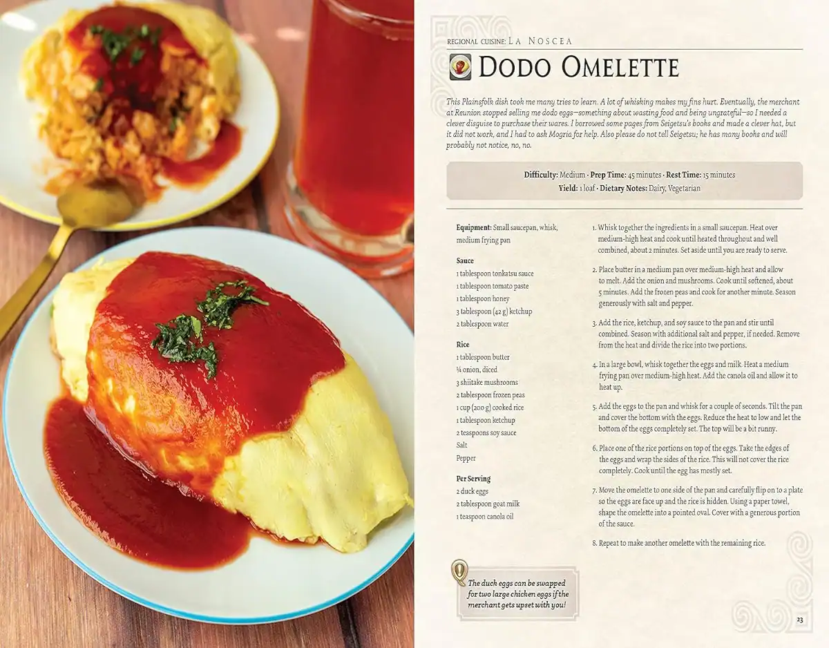 New FINAL FANTASY XIV Cookbook will feature recipes based on recent ...