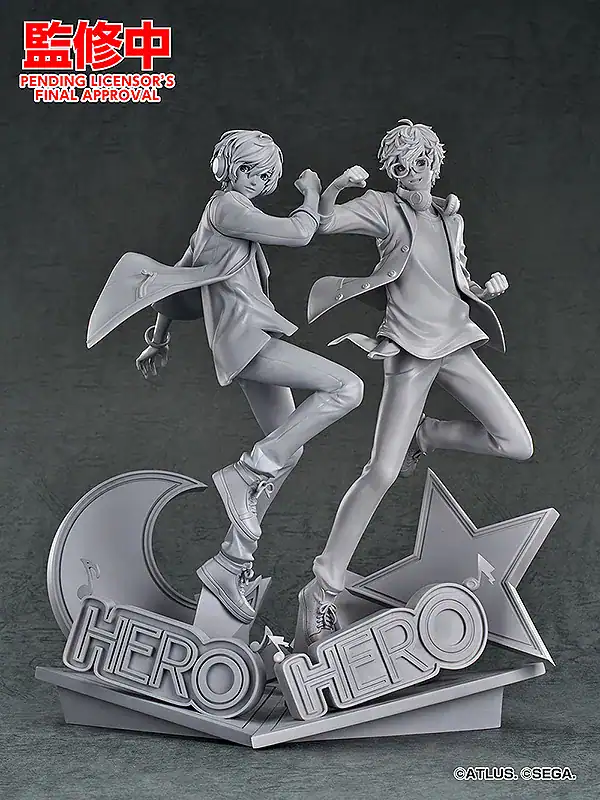 First look at new figures of Persona 3/5 Dancing's protagonists revealed
