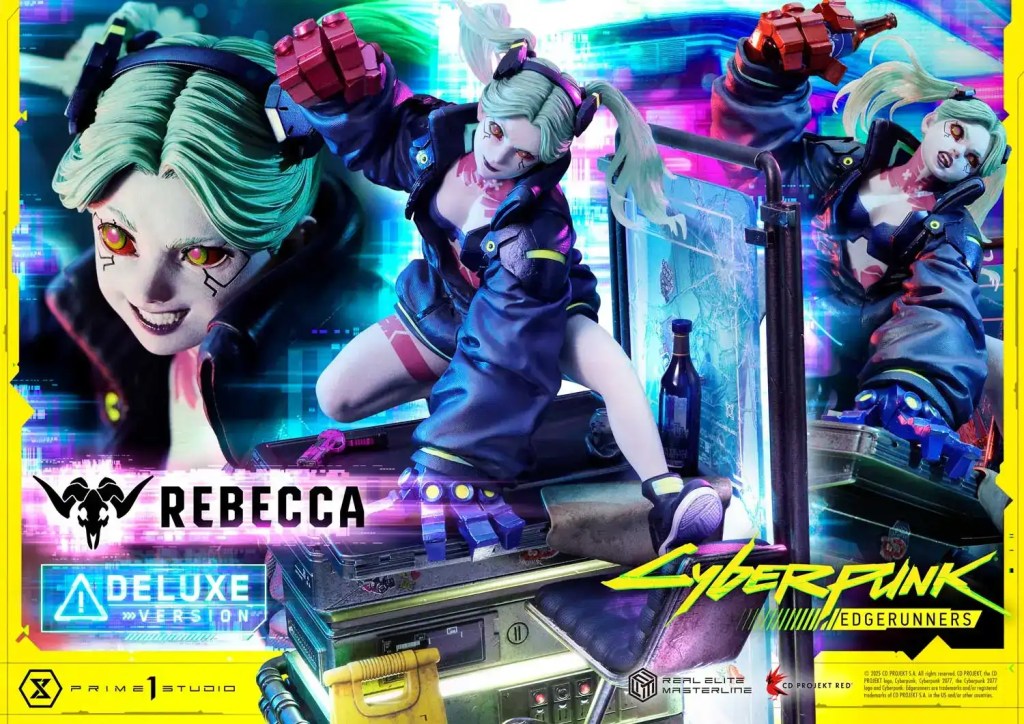 Orders open for new statue of Rebecca from Cyberpunk: Edgerunners