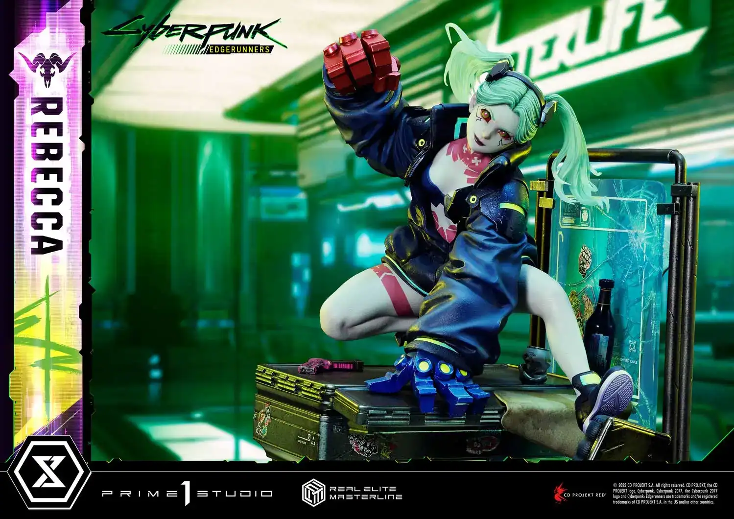 Orders open for new statue of Rebecca from Cyberpunk: Edgerunners