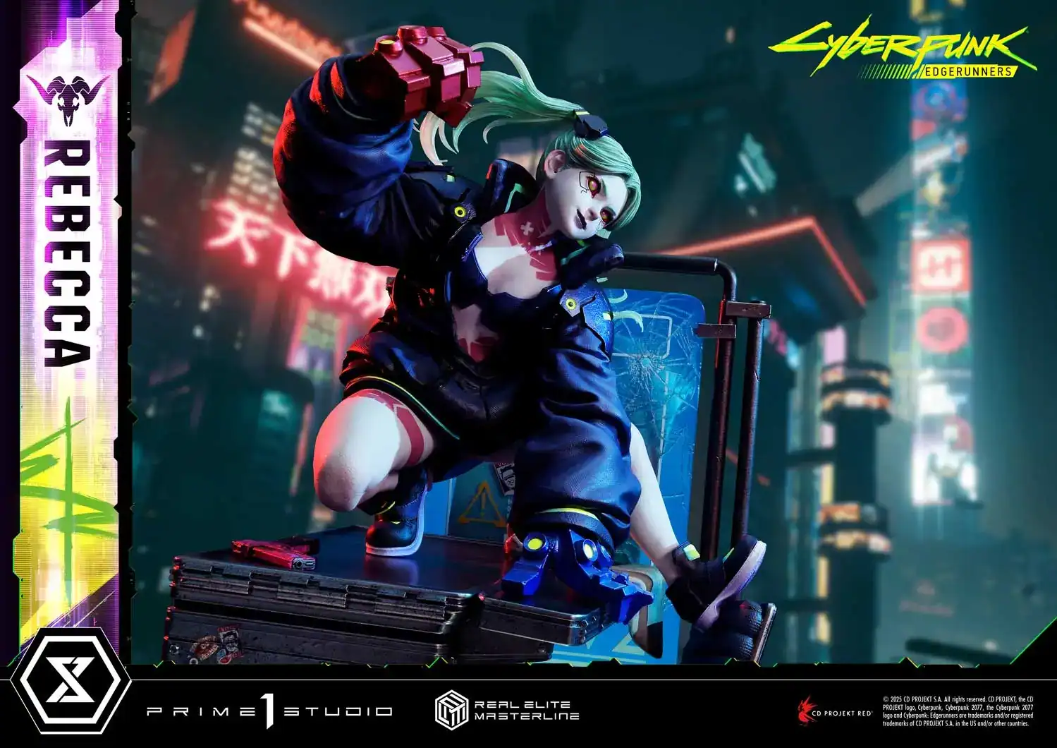 Orders open for new statue of Rebecca from Cyberpunk: Edgerunners