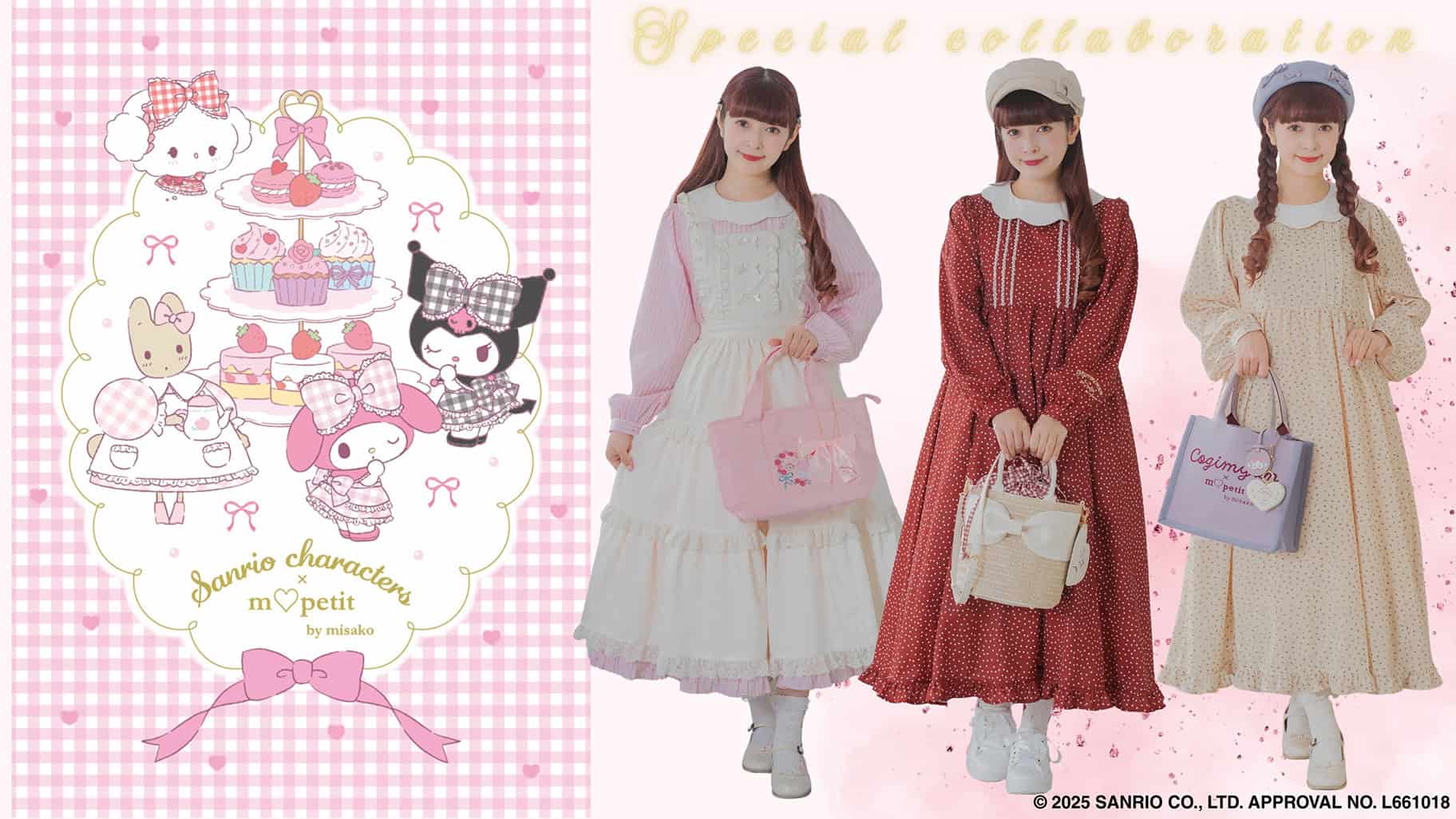 Sanrio launches elegant new tea party themed fashion collection