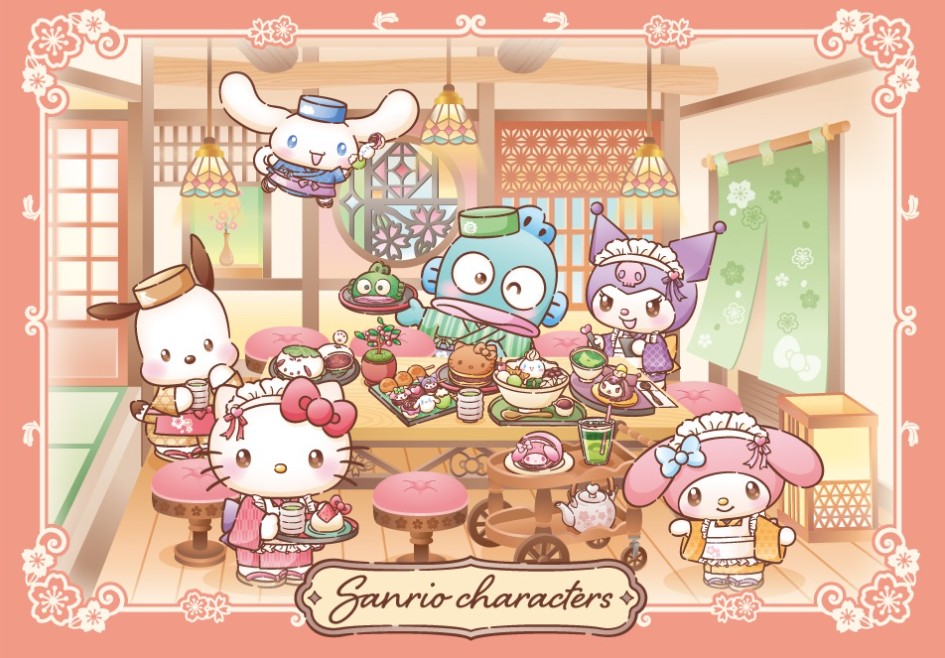 Hello Kitty and friends enjoy traditional Japanese sweets in new ...