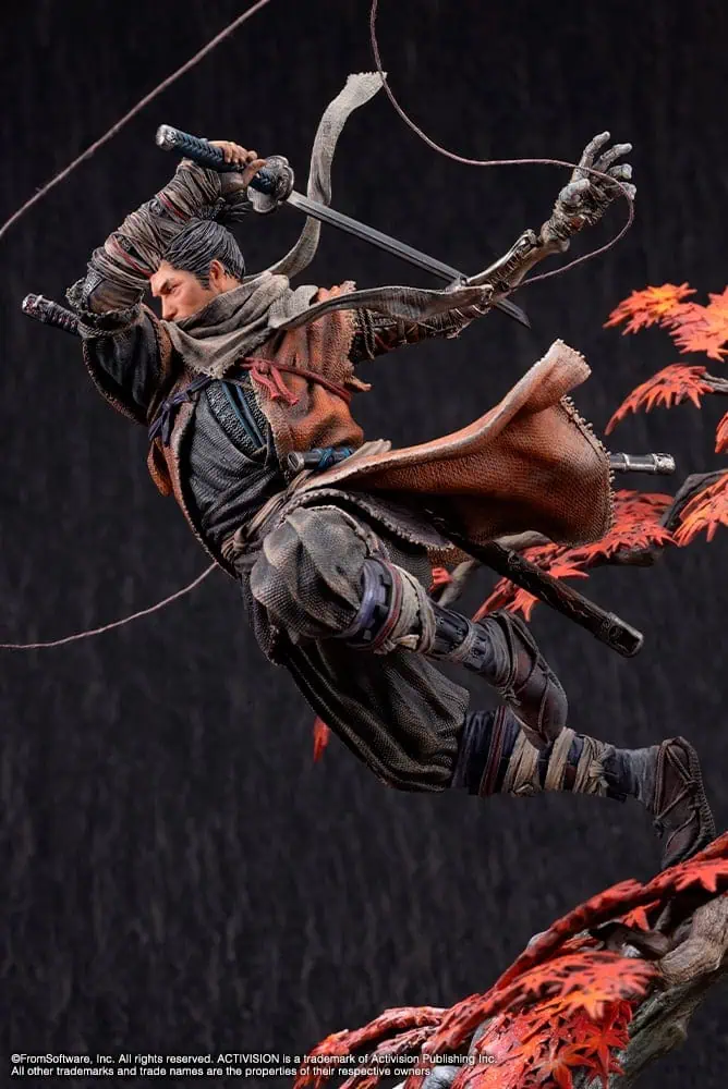 Orders open for Kotobukiya exclusive 1/7 scale Sekiro "Wolf" statue