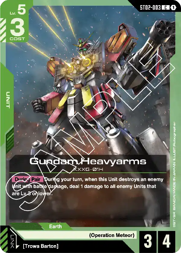 See the full card list for the Wings of Advance [ST02] Gundam Card Game starter deck