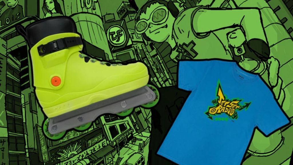 New Jet Set Radio 25th anniversary merch line includes actual skates