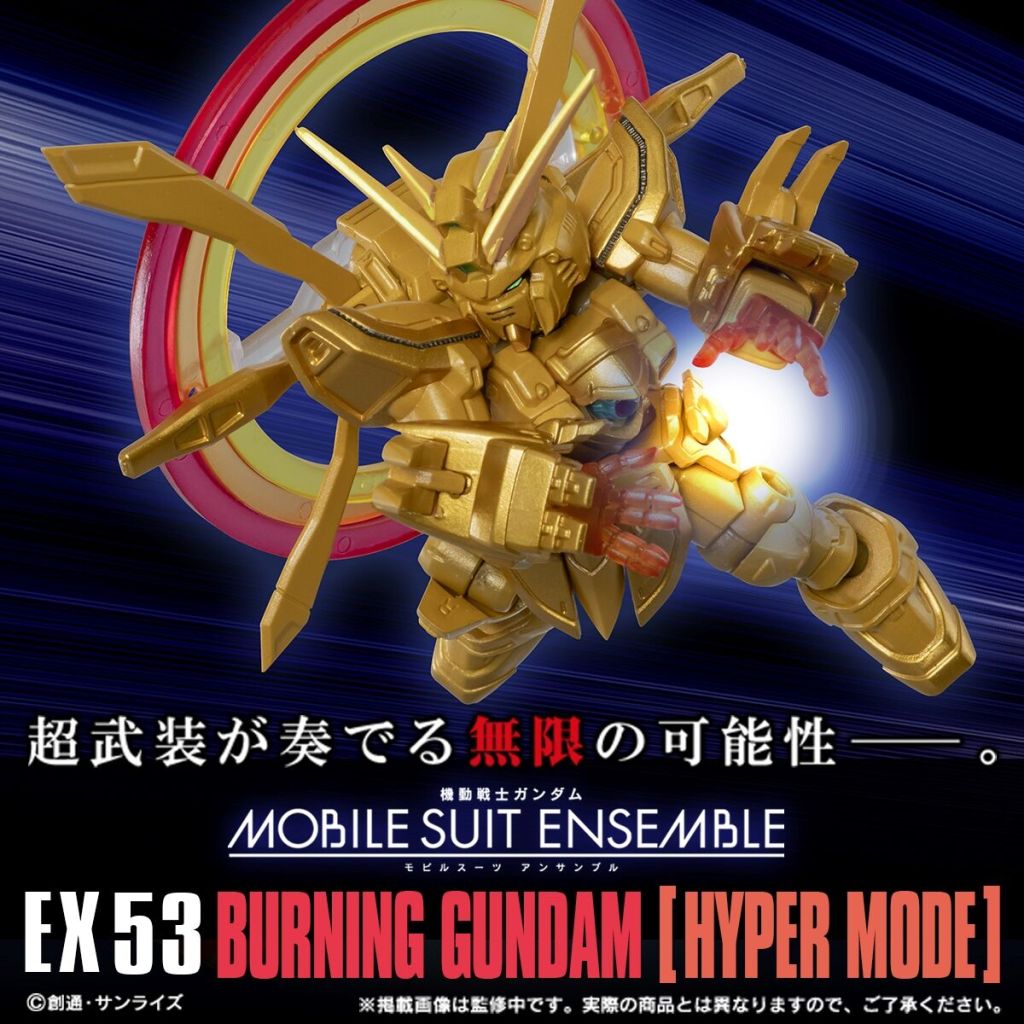 God Gundam and Master Gundam "MOBILE SUIT ENSEMBLE" figures get new ...