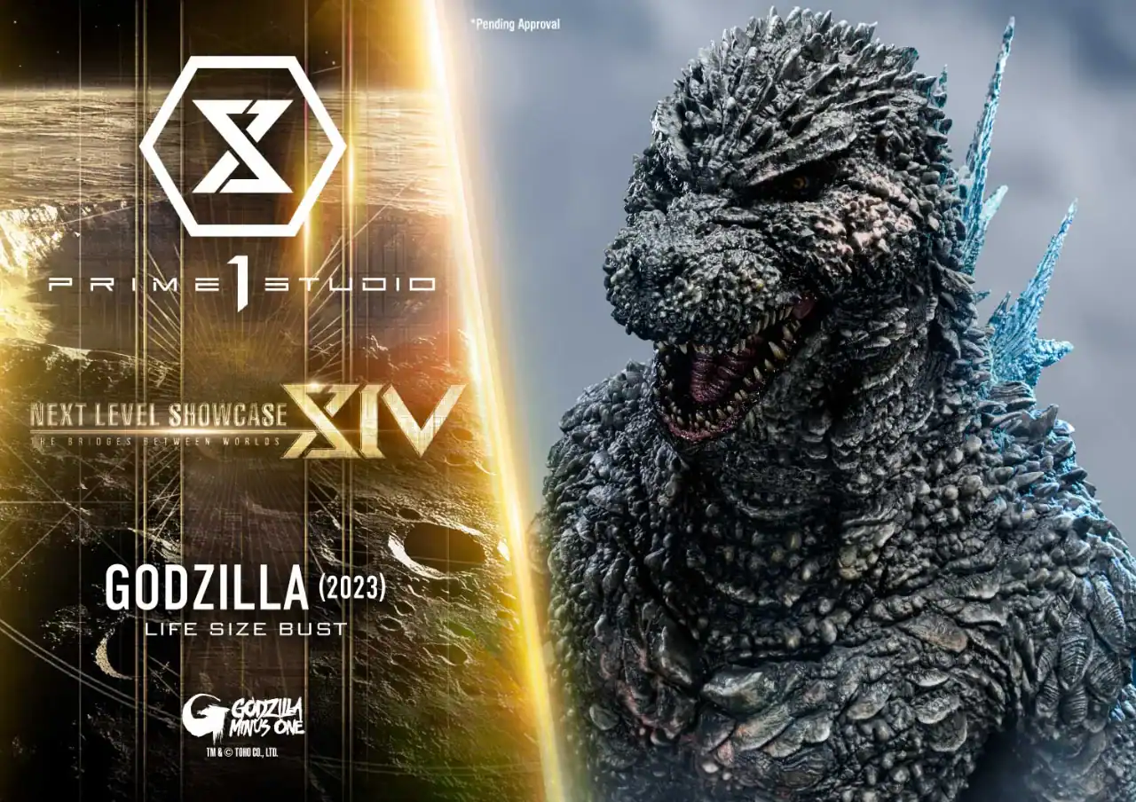 Life-size Godzilla Minus One bust revealed by Prime 1 Studio