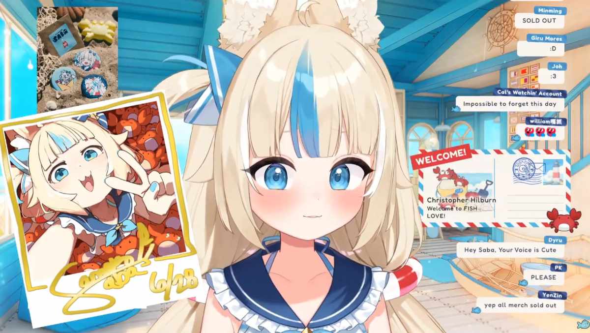 VTuber Sameko Saba hits 1 million subs 3 days after debut stream
