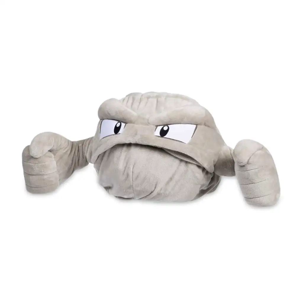 Pokémon Center's Evolving Geodude plush is now available internationally