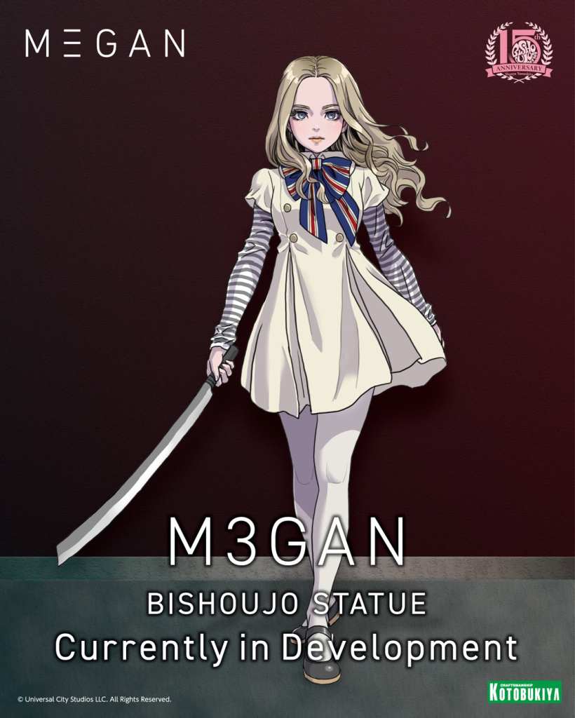 New HORROR BISHOUJO M3GAN figure unveiled by Kotobukiya