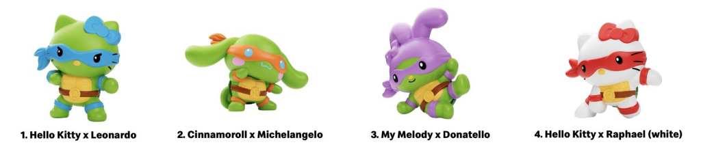 Hello Kitty x TMNT Happy Meal toys coming to McDonald's US this August