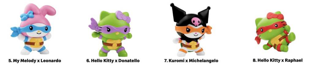 Hello Kitty x TMNT Happy Meal toys coming to McDonald's US this August