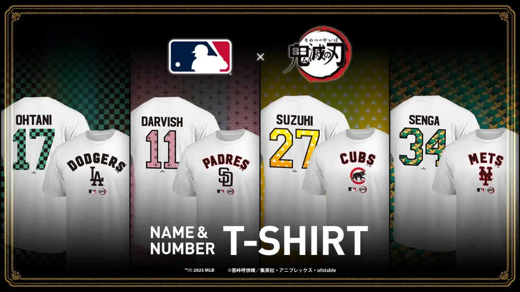 Demon Slayer and MLB team up to release second collab apparel line