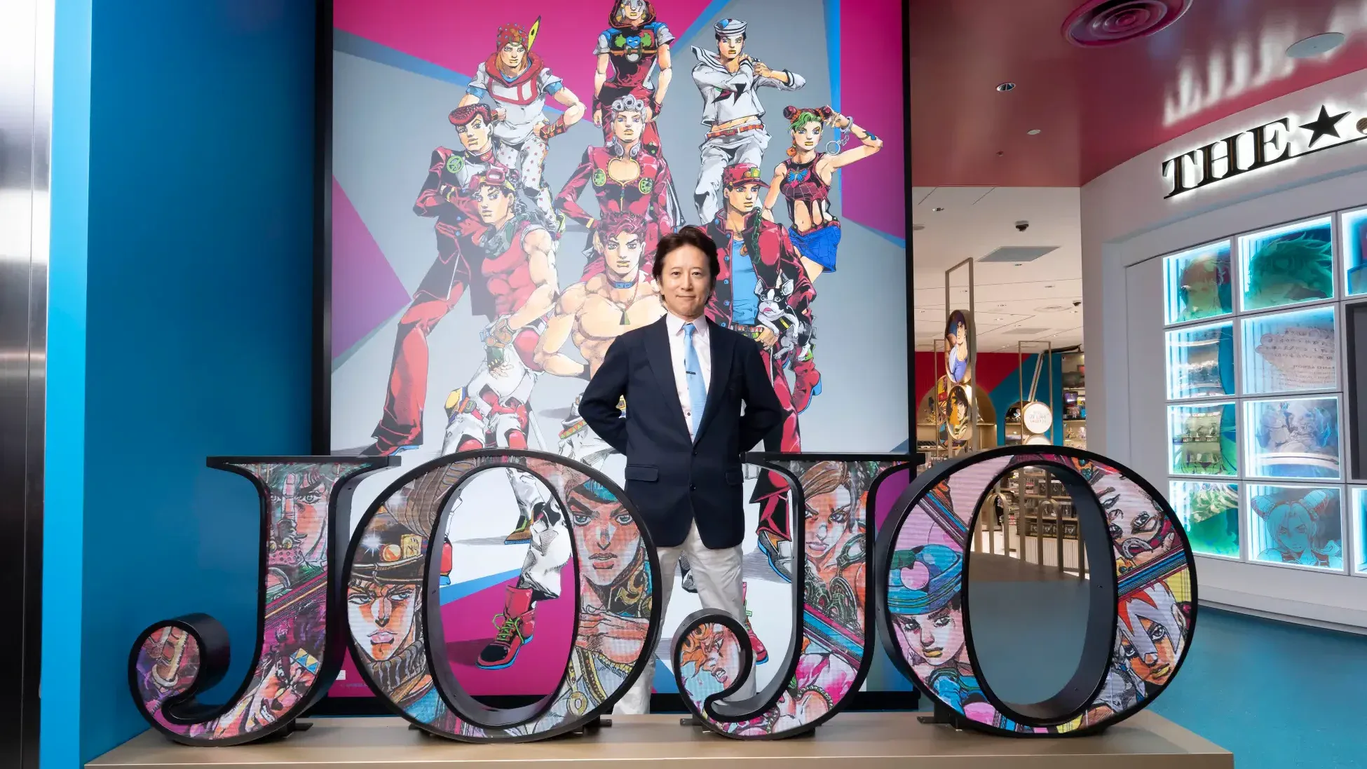 Hirohiko Araki attends opening ceremony for Tokyo's new JoJo's Bizarre Adventure store