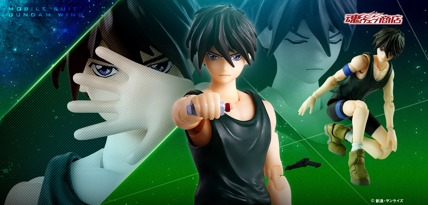 Orders open as Gundam Wing's Heero Yuy joins BANDAI's S.H.Figuarts line