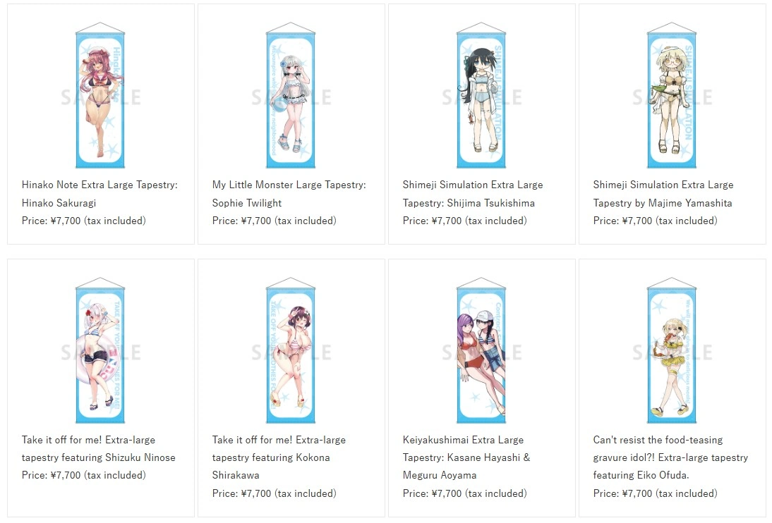 Comic Cune 10th Anniversary pop up shop opens in Tokyo this month