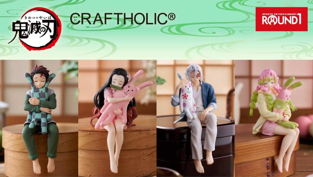 Round1 to release exclusive Demon Slayer x CRAFTHOLIC prize figures