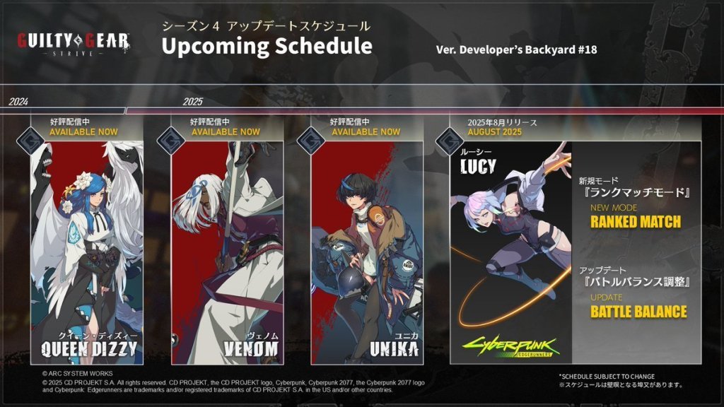 Lucy from Cyberpunk: Edgerunners is joining Guilty Gear -Strive-