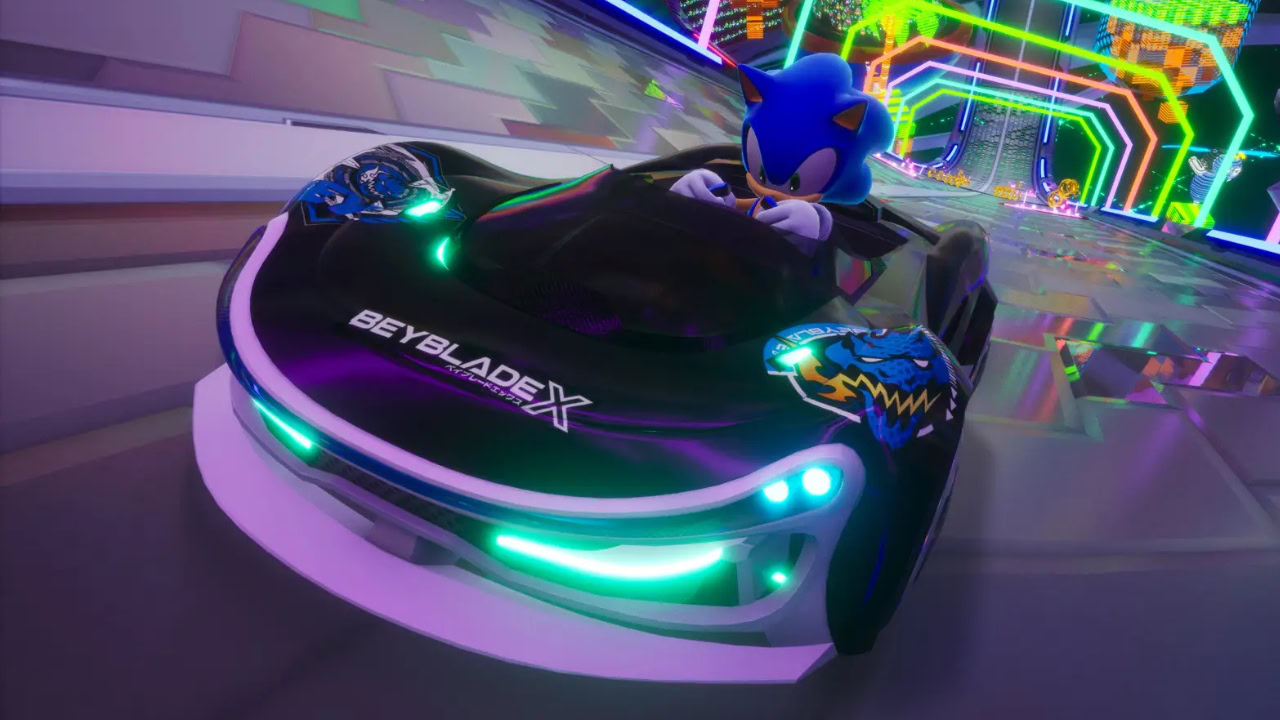 Sonic Racing Cross Worlds announces BEYBLADE X collaboration